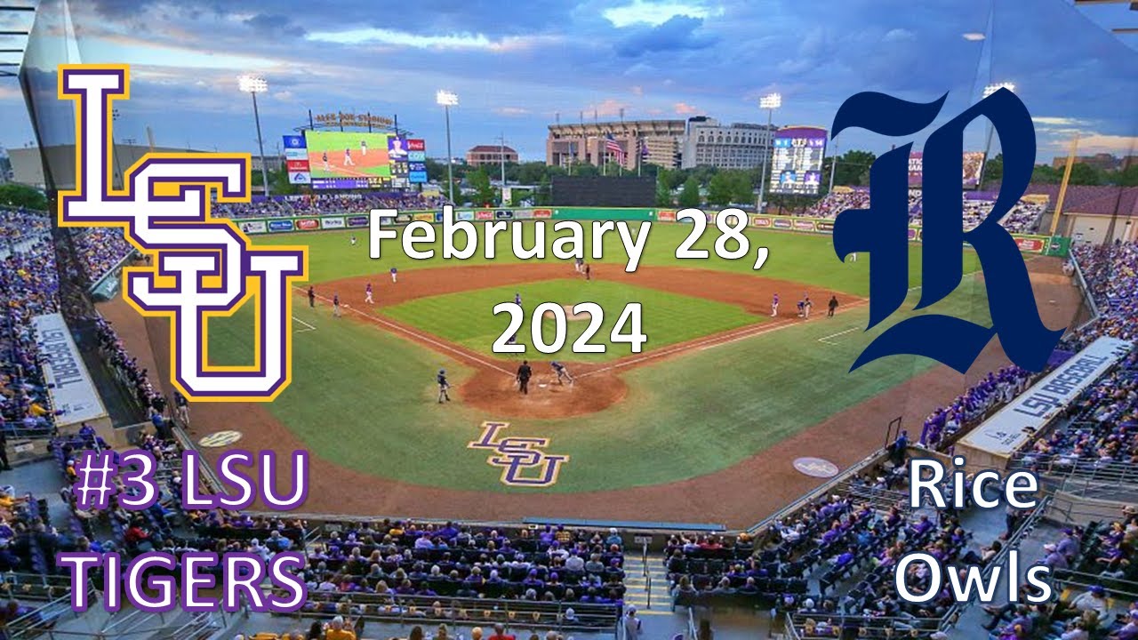 2/28/24 - #3 LSU vs Rice - YouTube