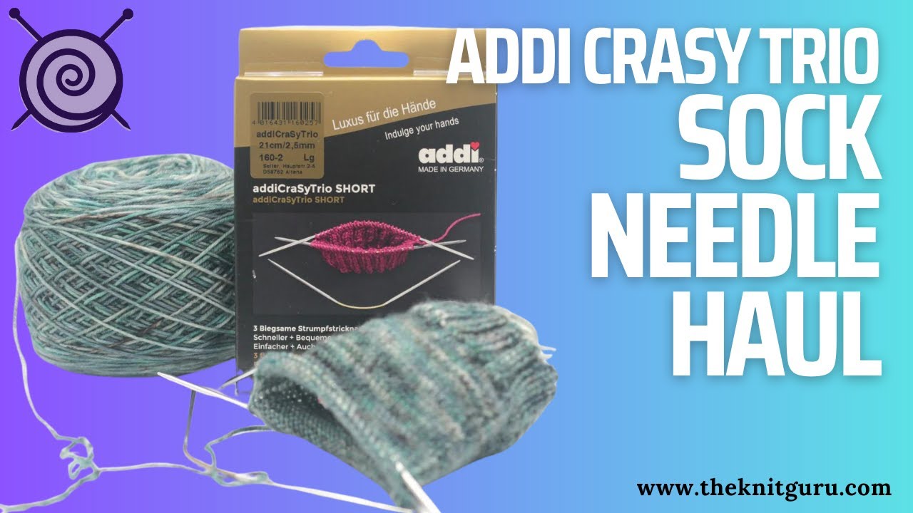 Addi Crasy Trio sock needles - Socktober 2024 - YouTube