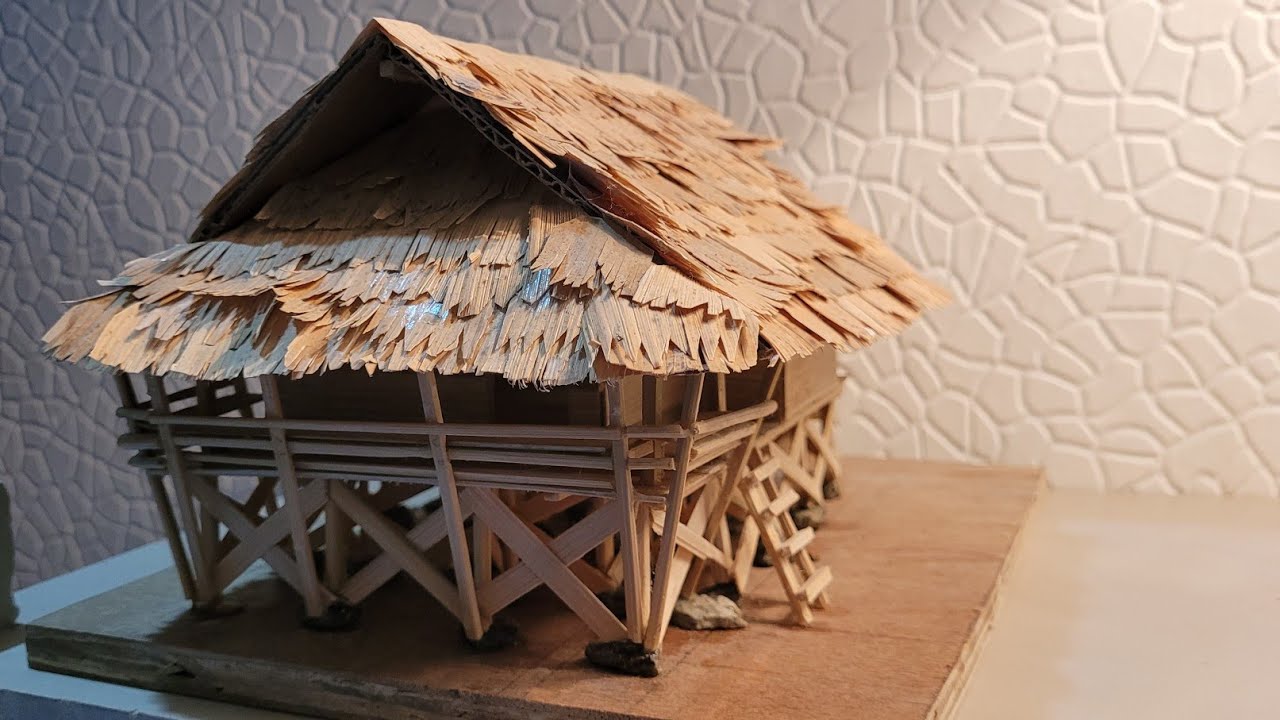 Arunachal bamboo house design / bamboo crafts house of galo tribe ...