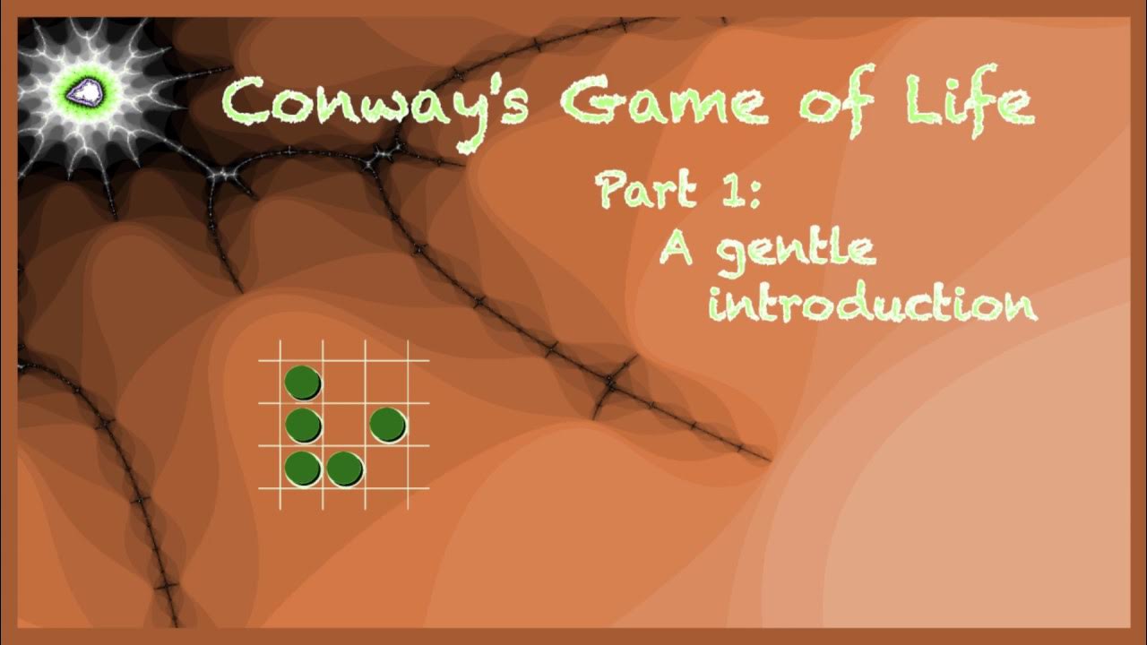 Conway's Game of Life: Part 1 (a gentle introduction / tutorial / explanation) - YouTube