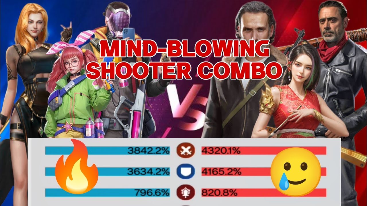LSS - WOW! INSANE Combo🔥 Shooter Destroys Rick Negan's combo very ...