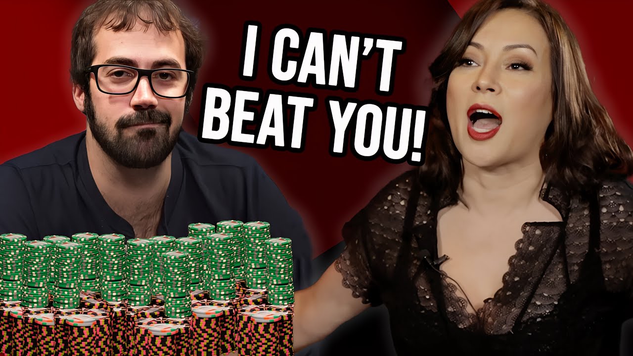 Jennifer Tilly is SICK OF Jason Mercier's Huge Hands - YouTube