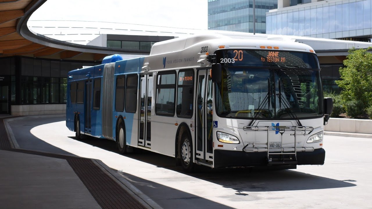 YRT 2020 New Flyer XD60 2003 on route 20 Jane - YouTube