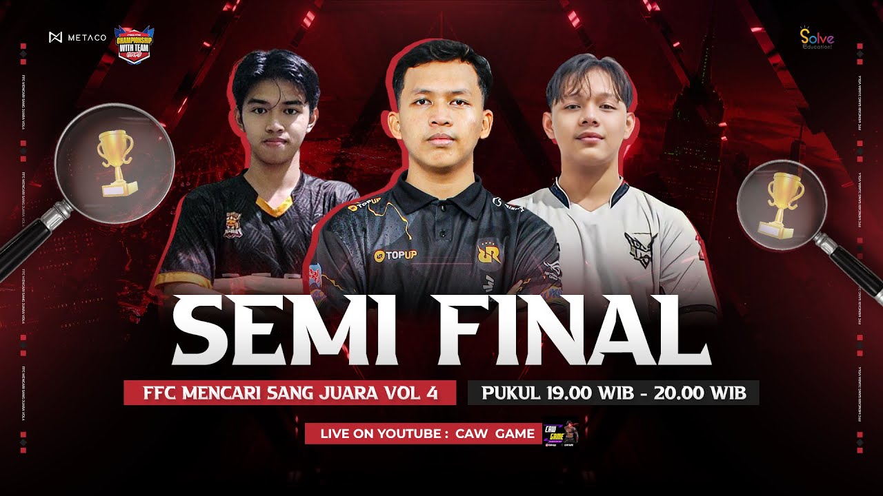 📍LIVE FF - SEMIFINAL FFC MENCARI SANG JUARA - YouTube