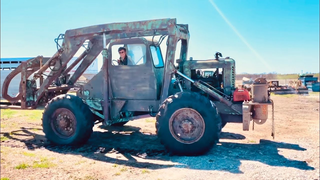 All Wheel Steering Pettibone logging forklift. Revival Shorts Ep: 001 ...