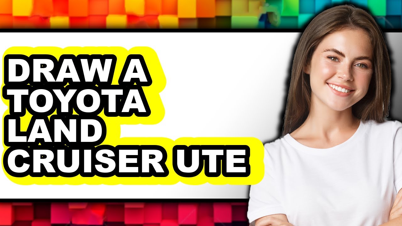 How To Draw A Toyota Land Cruiser Ute - Easy Guide - YouTube