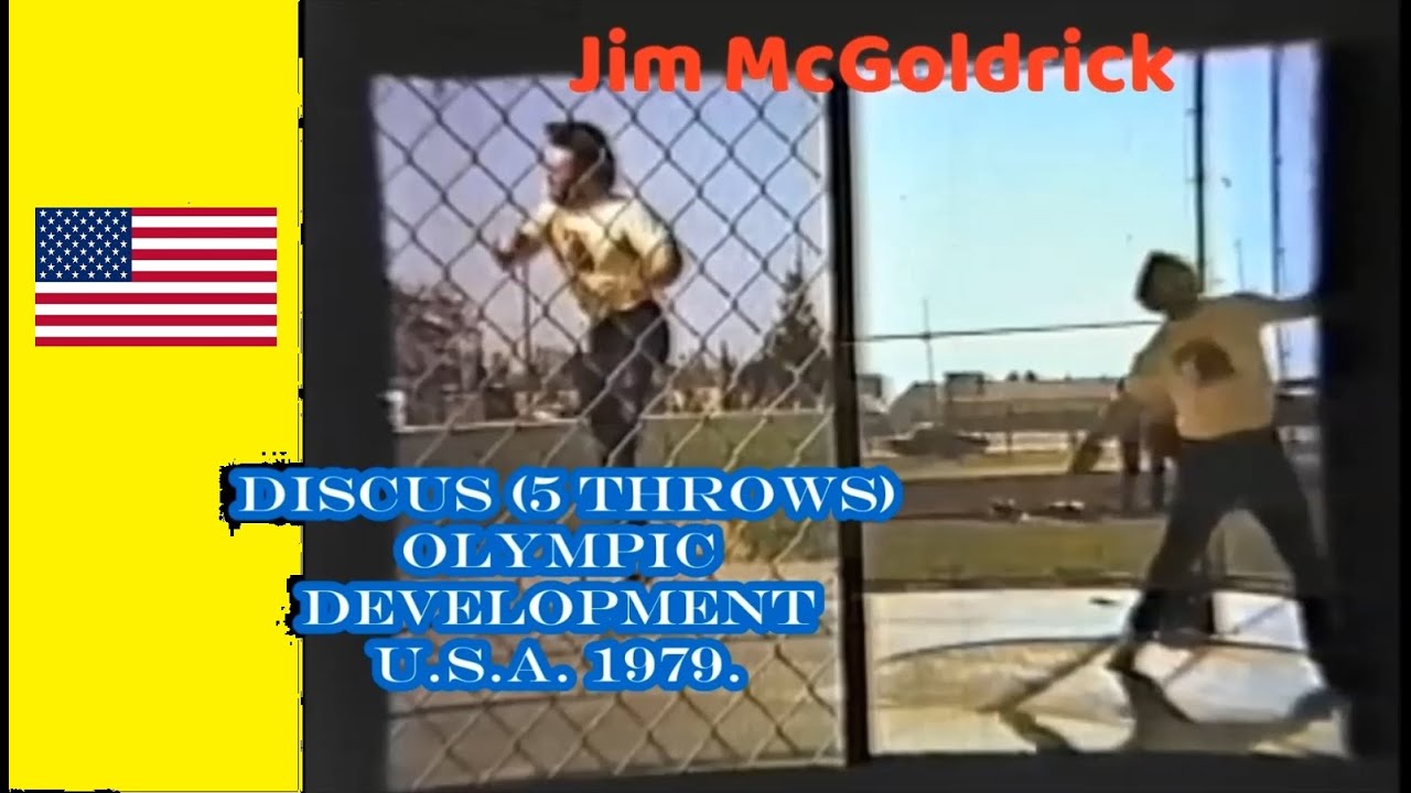 Jim McGoldrick DISCUS (5 throws) Olympic development U.S.A. 1979. - YouTube