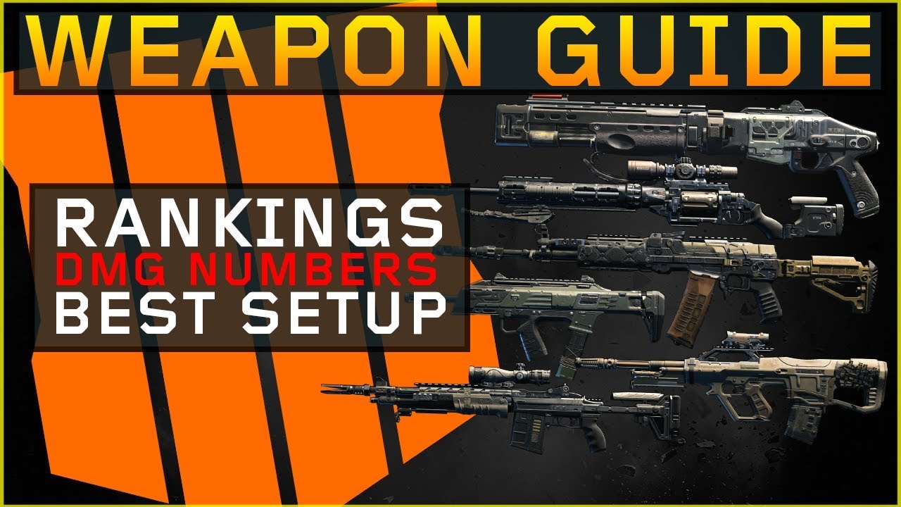 Ultimate Weapon Guide Blackout (DMG numbers & Rankings) Black Ops 4 ...