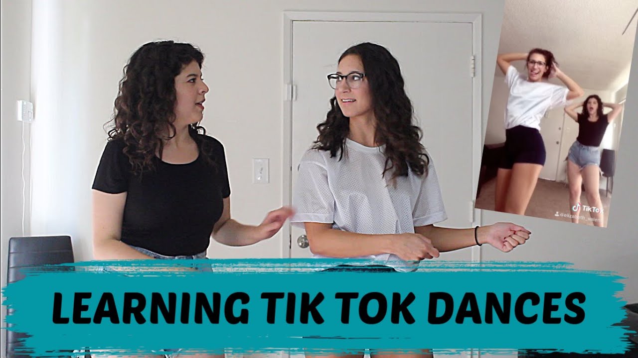 LEARNING TIK TOK DANCES - YouTube