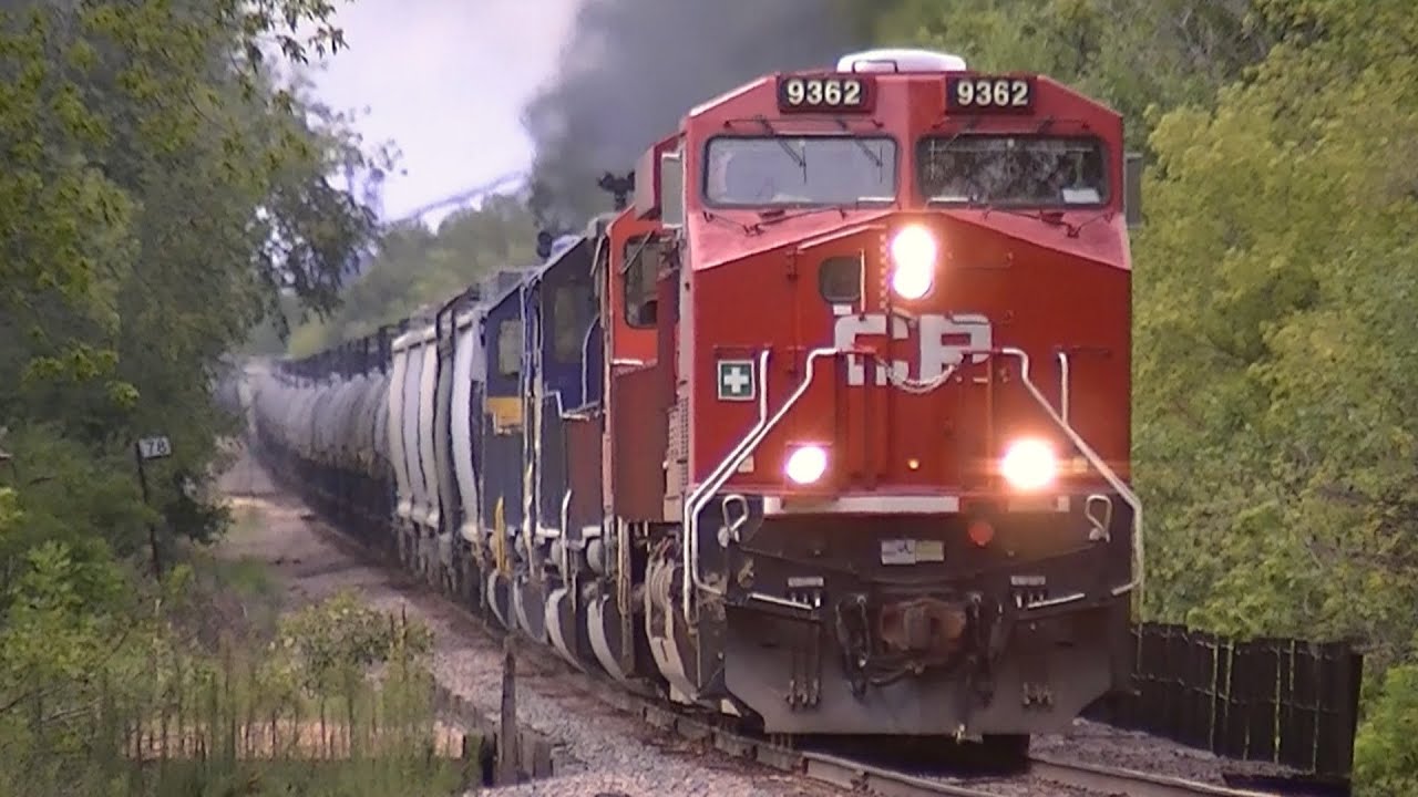 CP 9362 East Starts an 8,500 Foot Train Rolling on 8-19-2012 - YouTube