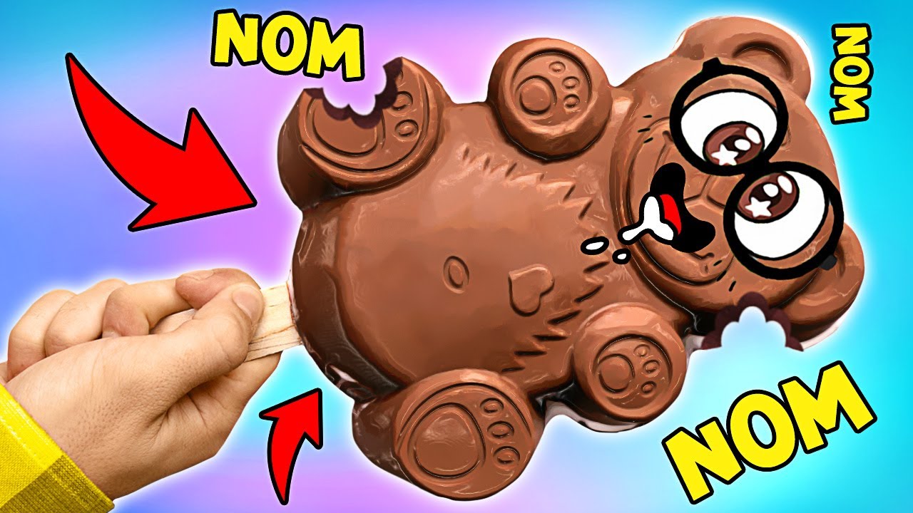Chocolate Bear GIANT Ice Cream DIY🍦🐻 | EASY Cooking Recipe!🤗 by Slick ...