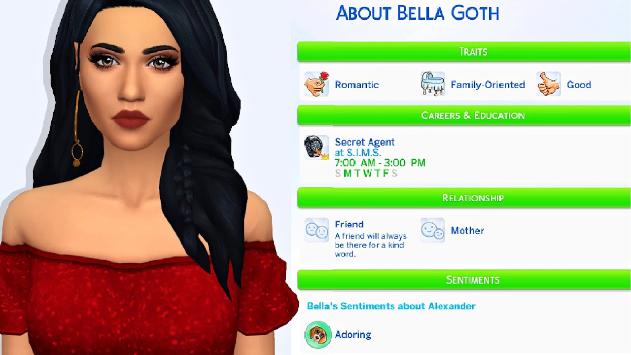 HUGE FREE UPDATE - SENTIMENTS, SIM PROFILES & MORE 💚 - YouTube