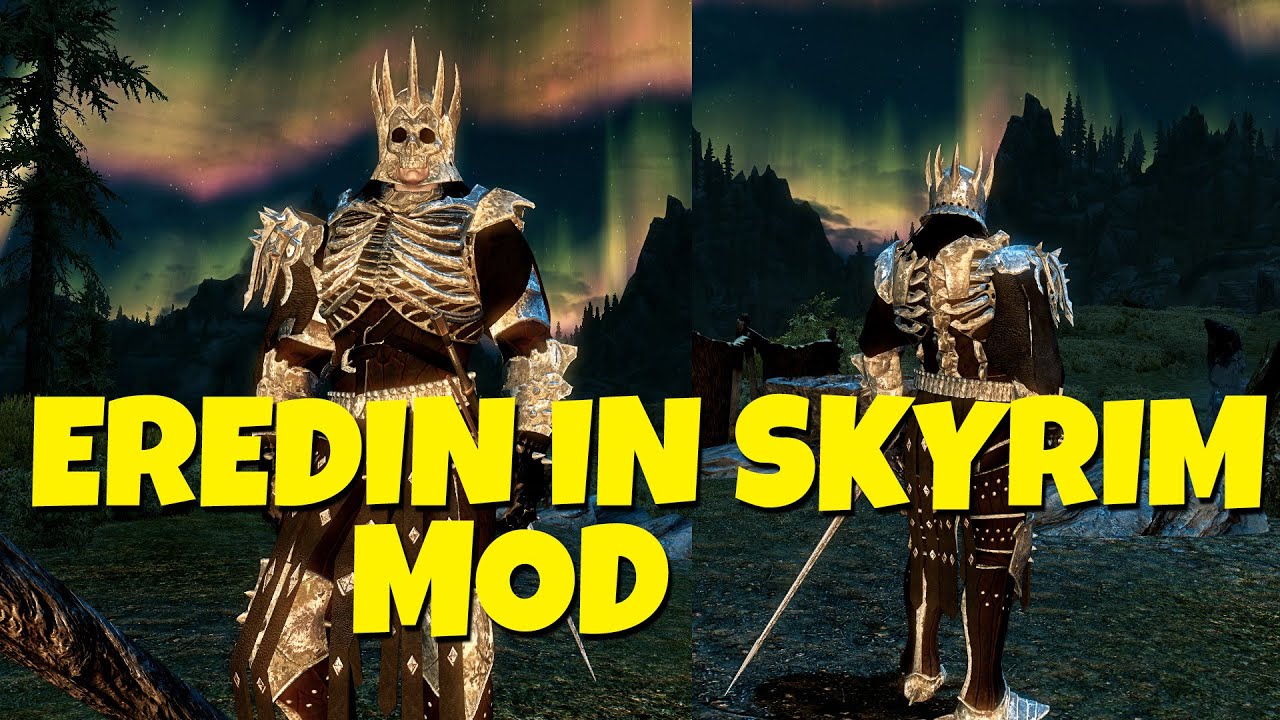 How to Play as Eredin in Skyrim // The Witcher 3 Meets Skyrim - YouTube
