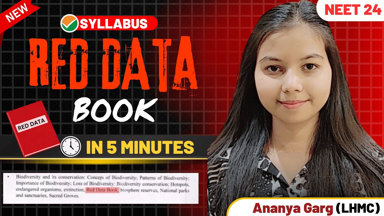 *New* RED DATA BOOK With Tricks in 5 Minutes 🔥| Neet 2024 | neet2024 # ...