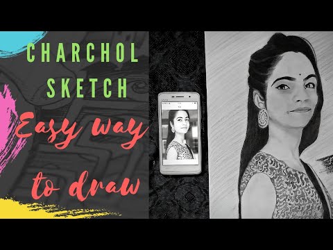 how to draw Charchol pencil drawing easy tips - YouTube