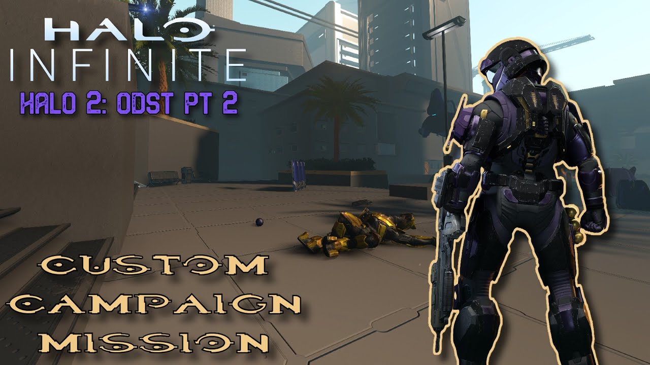 Halo Infinite custom campaign mission | Halo 2: ODST Pt 2 - YouTube