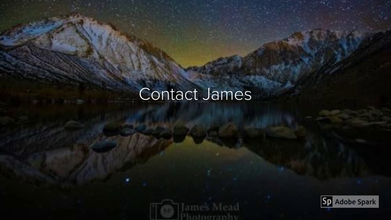 James Mead Photography Workshop Video - YouTube