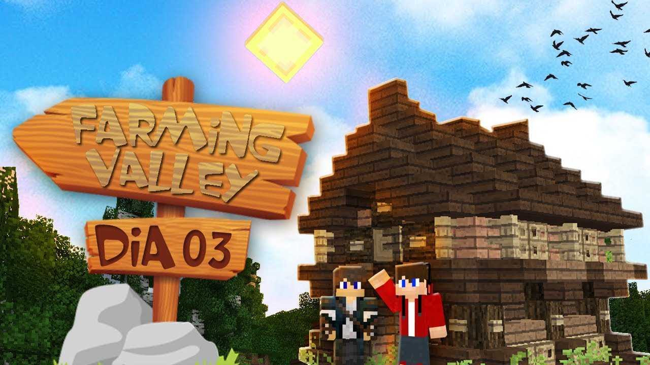 A PRIMERA CASA DA VILA - Let's Play Farming Valley Dia 3 -Dlet- - YouTube