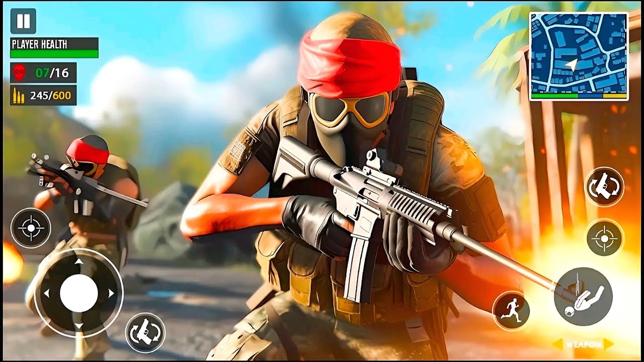 Modern FPS Commando Shooting Game - Gun Strike Fire FPS Shooting Battle ...