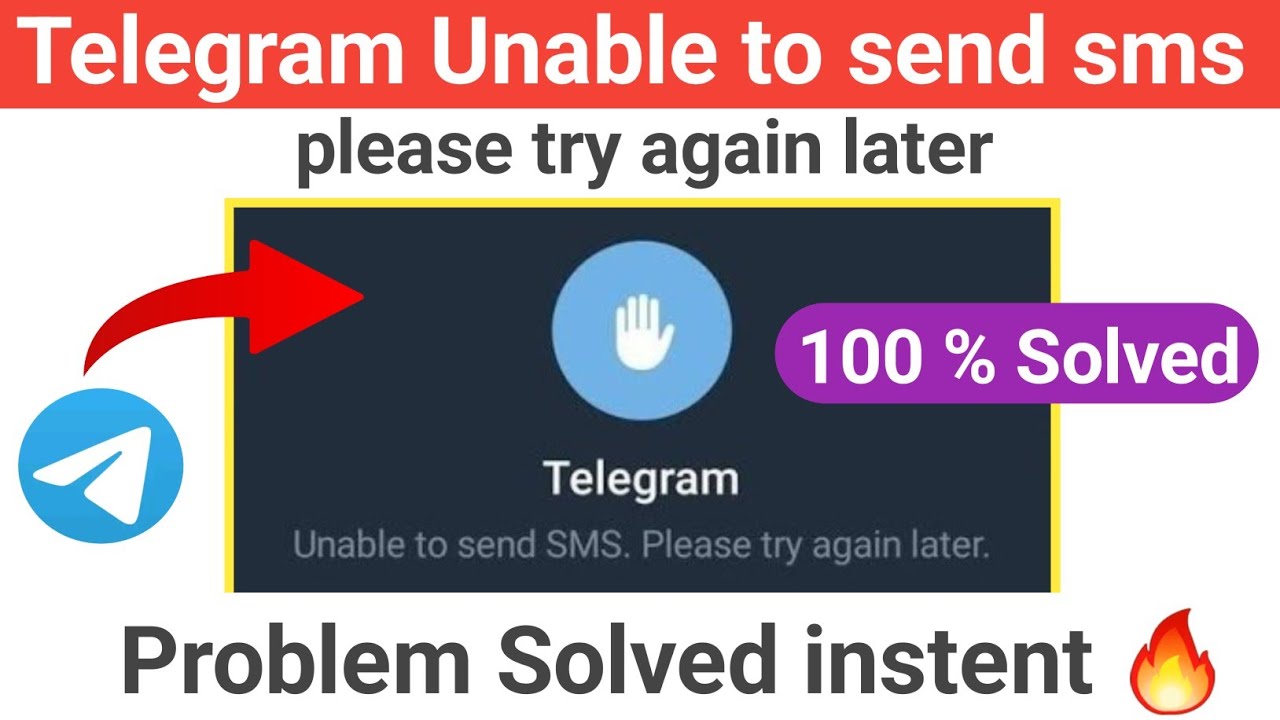 Telegram unable to send sms please try again later | telegram messenge ...