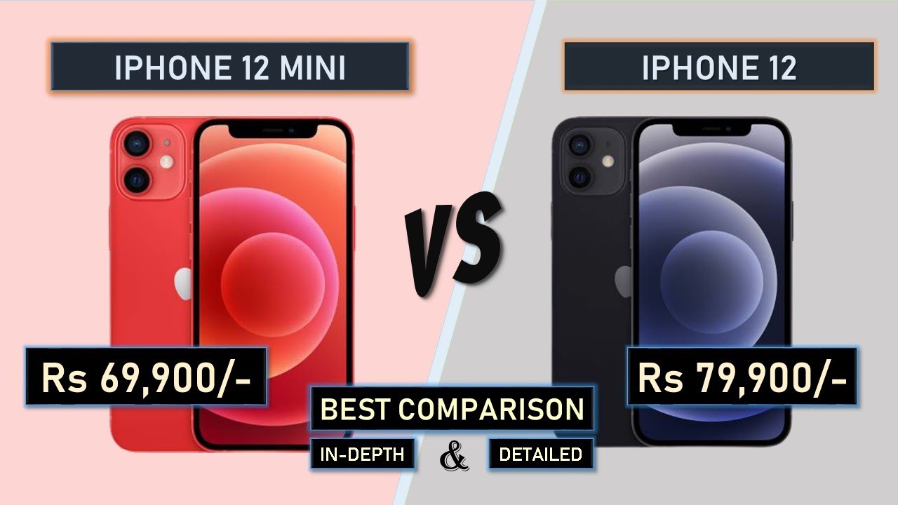 Iphone 12 Mini Vs Iphone 12 Full Comparison | Tech Market - YouTube