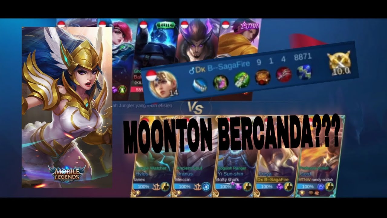 FREYA DI BUFF??? MOONTON BERCANDA!!!AUTO MAKIN OP -Mobile Legend - YouTube