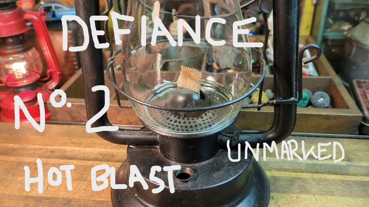 no. 2 defiance hot blast lantern restoration - YouTube