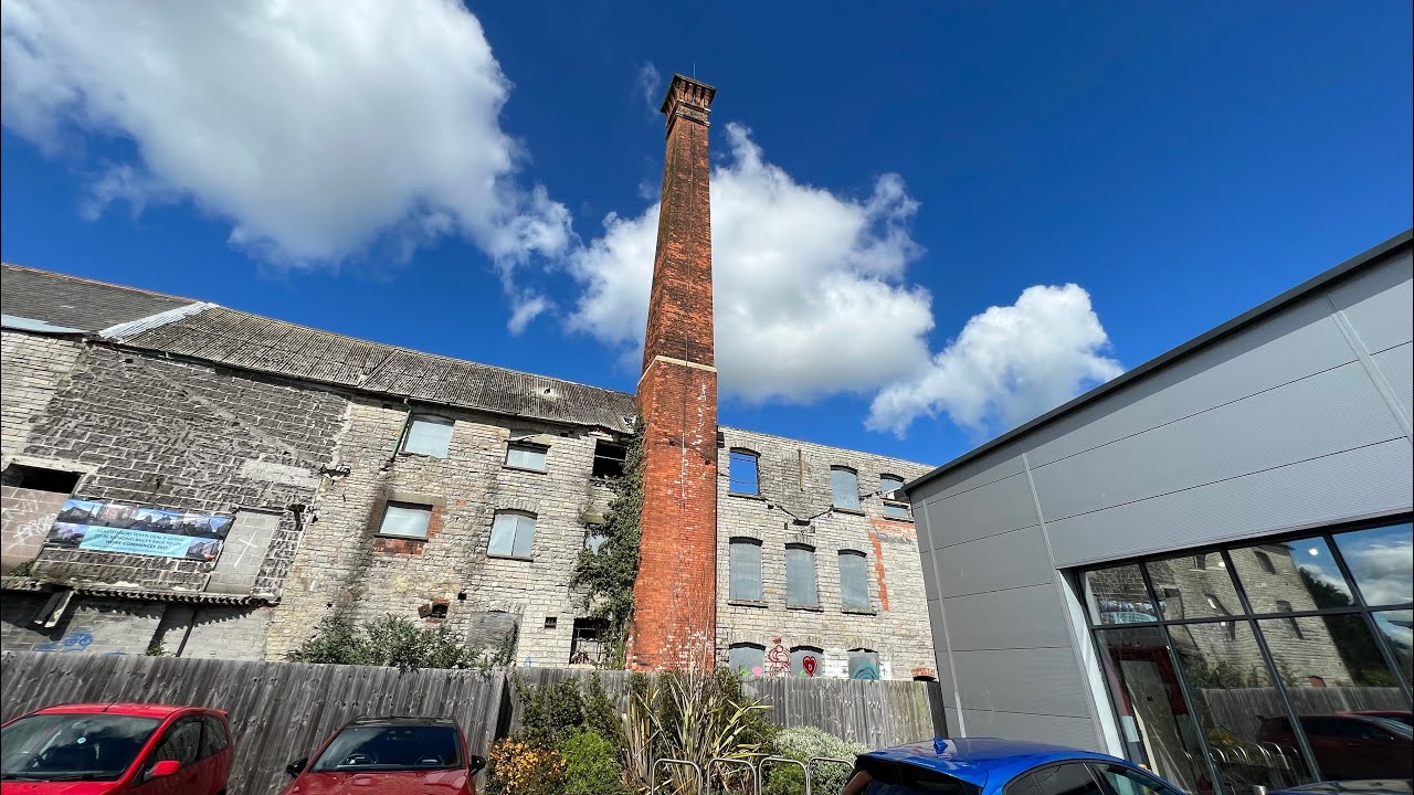 The Grand Chimney at the old Baily’s Tannery and Glove Factory, Beckery ...