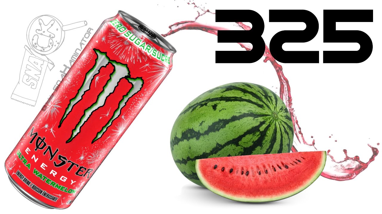 Monster Ultra Watermelon Zero Sugar (500ml) 🍉⚡🥤🇳🇱 [Judgment Day: 325 ...