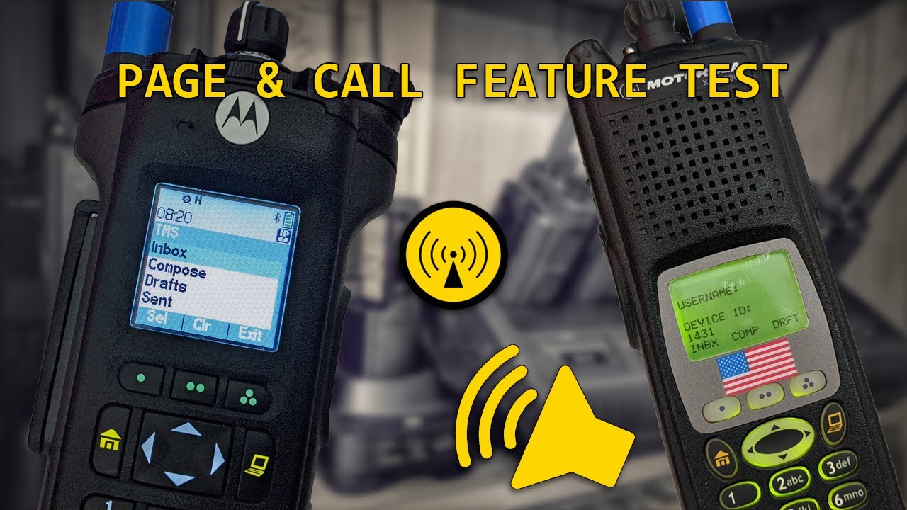 Page and Call Feature Testing - YouTube