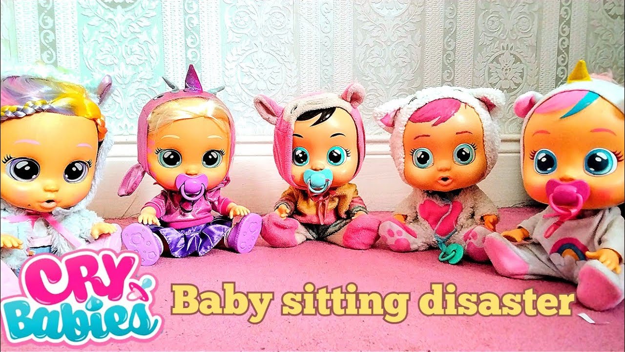 Gogo toys || Baby sitting disaster! || cry babies - YouTube