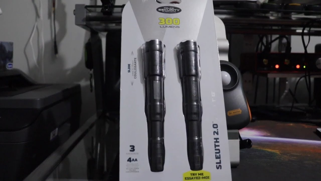 Police Security Sleuth 2.0 300 Lumen Flashlight Review - YouTube
