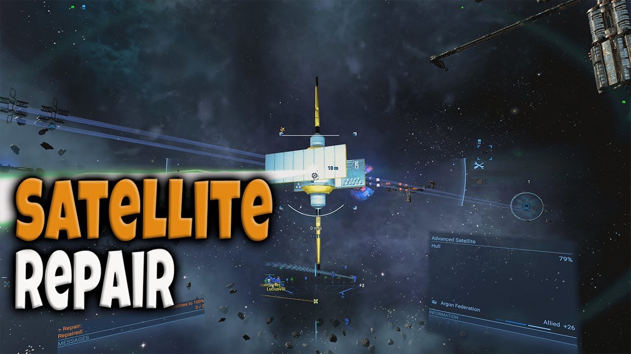 Satellite Repair | X4: Foundations - YouTube