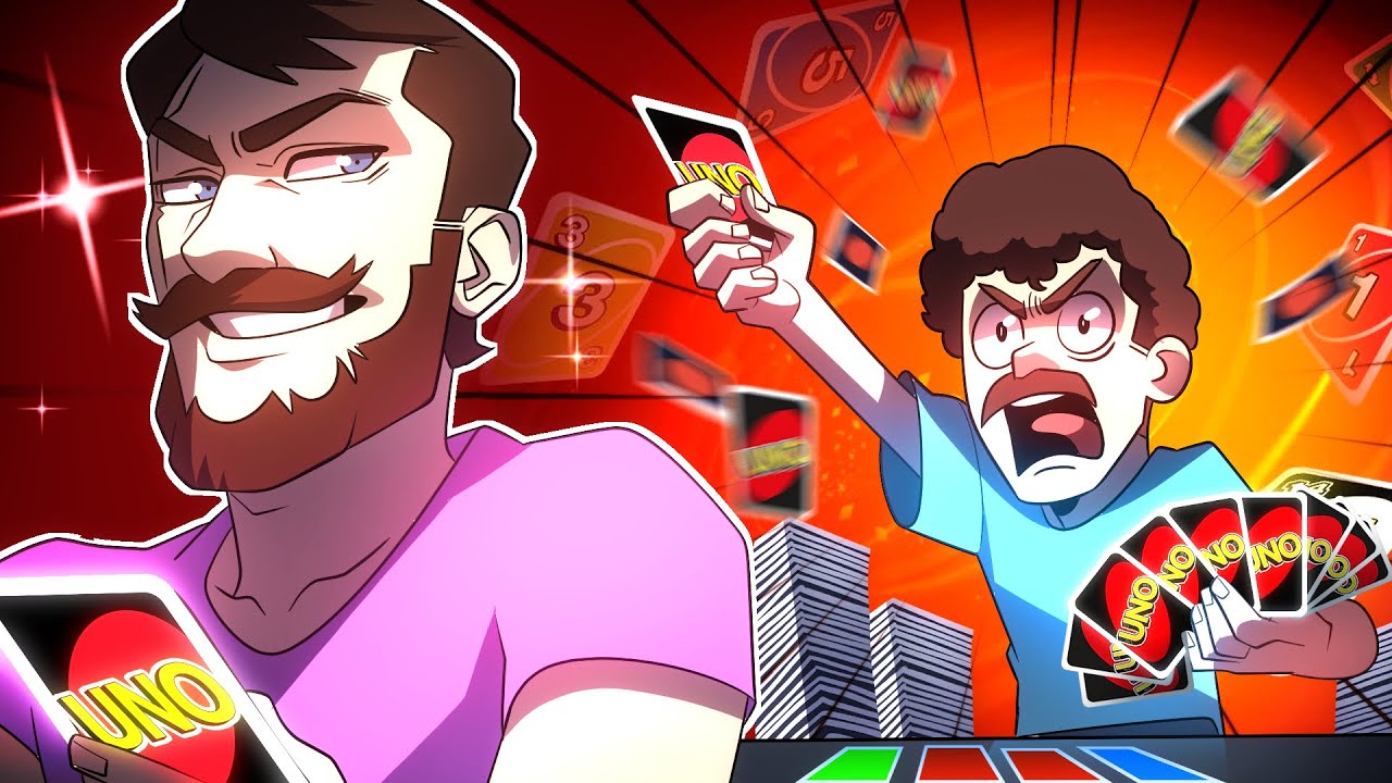 Playing UNO With The BIGGEST HAND In History! - YouTube