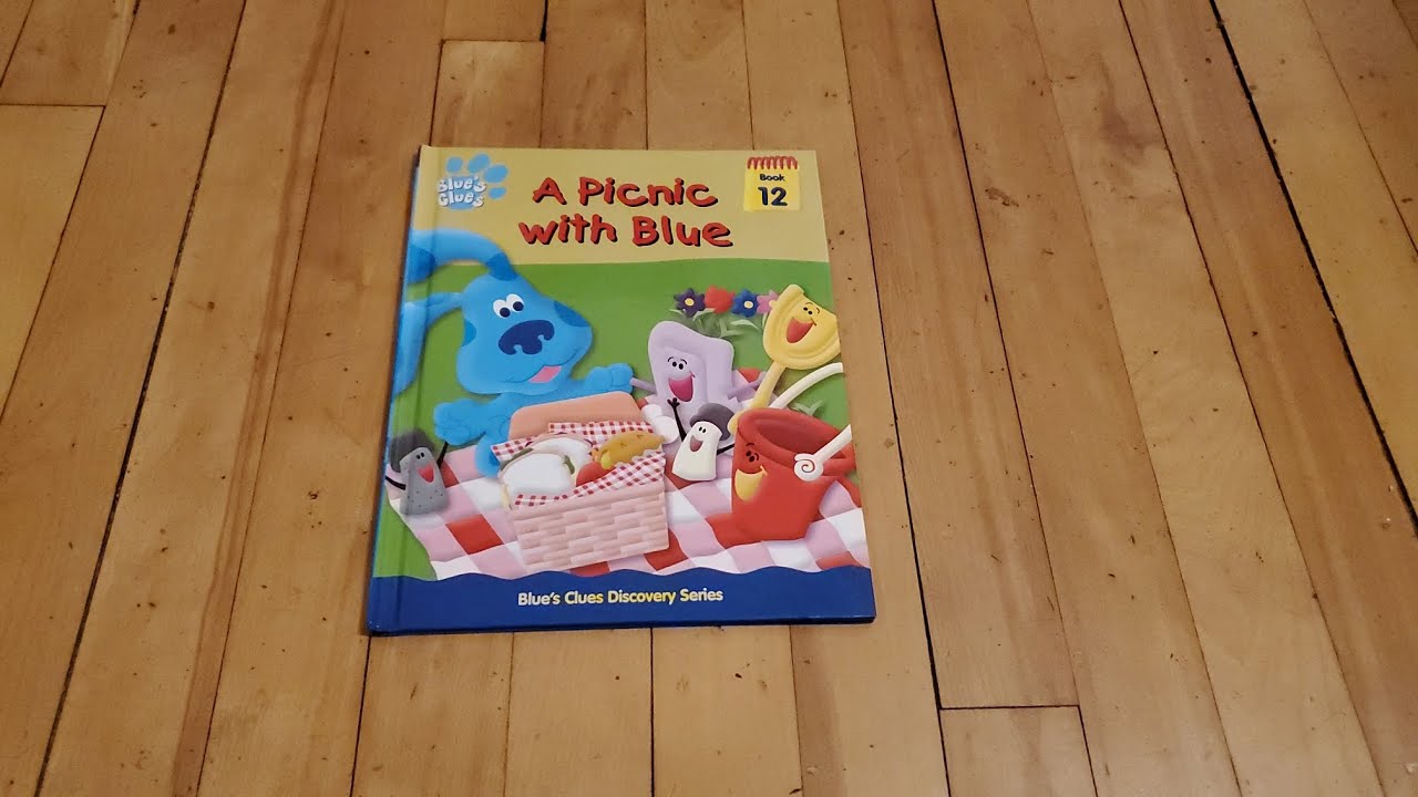 Blue's Clues Book Read Aloud A Picknic with Blue Book 12 - YouTube