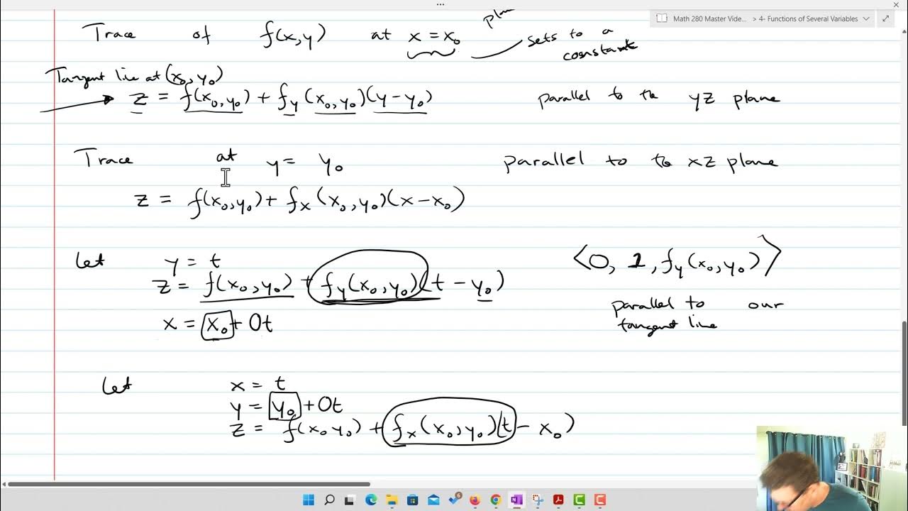 Tangent Planes And Linear Approximations Youtube