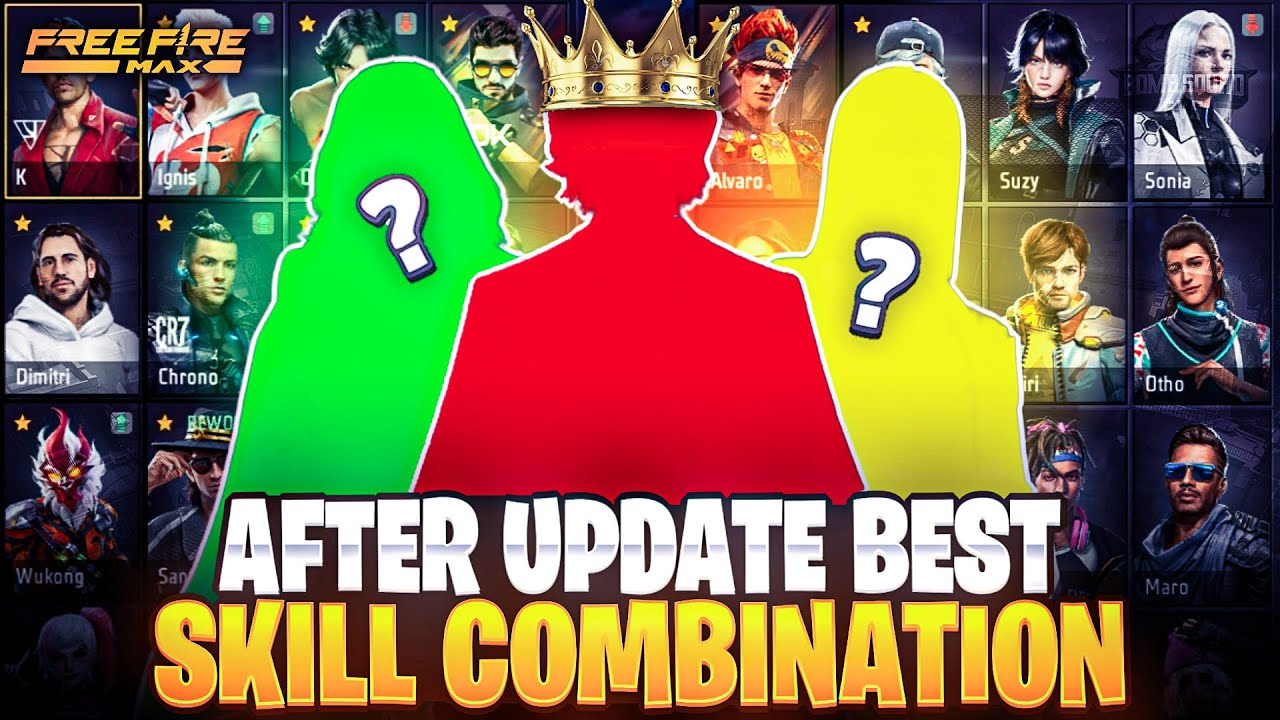 Best Character Combination In Free Fire After Update| Cs Rank Best ...