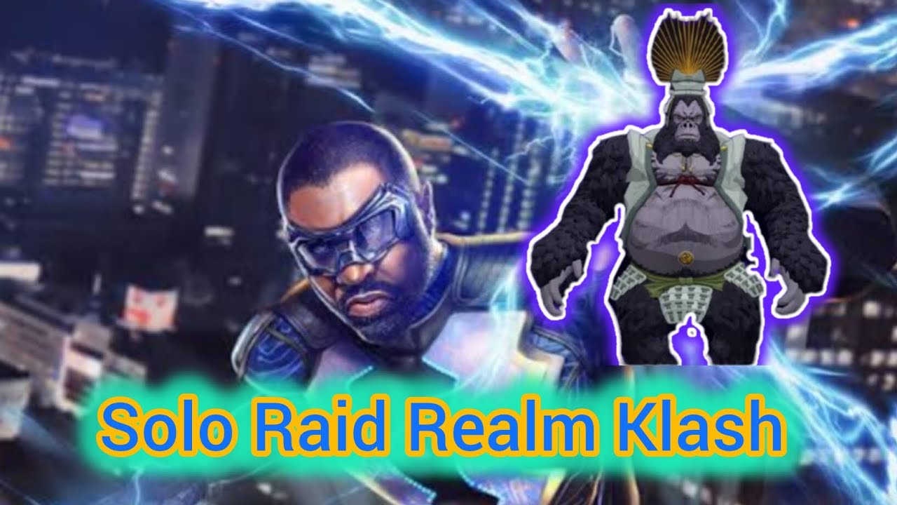 SOLO RAID REALM KLASH | HEROIC 7 | BOSS MULTIVERSE BLACK LIGHTNING ...