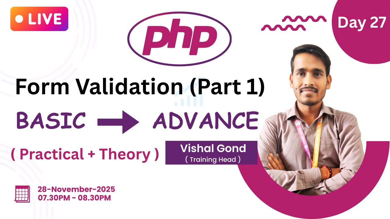 PHP Form Handling Part 1 🔥 | GET & POST Method Explained Step-by-Step (Beginners Must Watch ...
