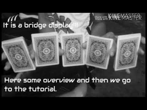 Bridge Display - cardistry display - YouTube