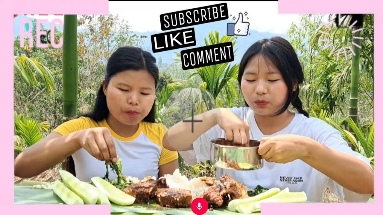 Sumi Sisters||Smoked Pork With Axone Mukbung🍲🤤 - YouTube