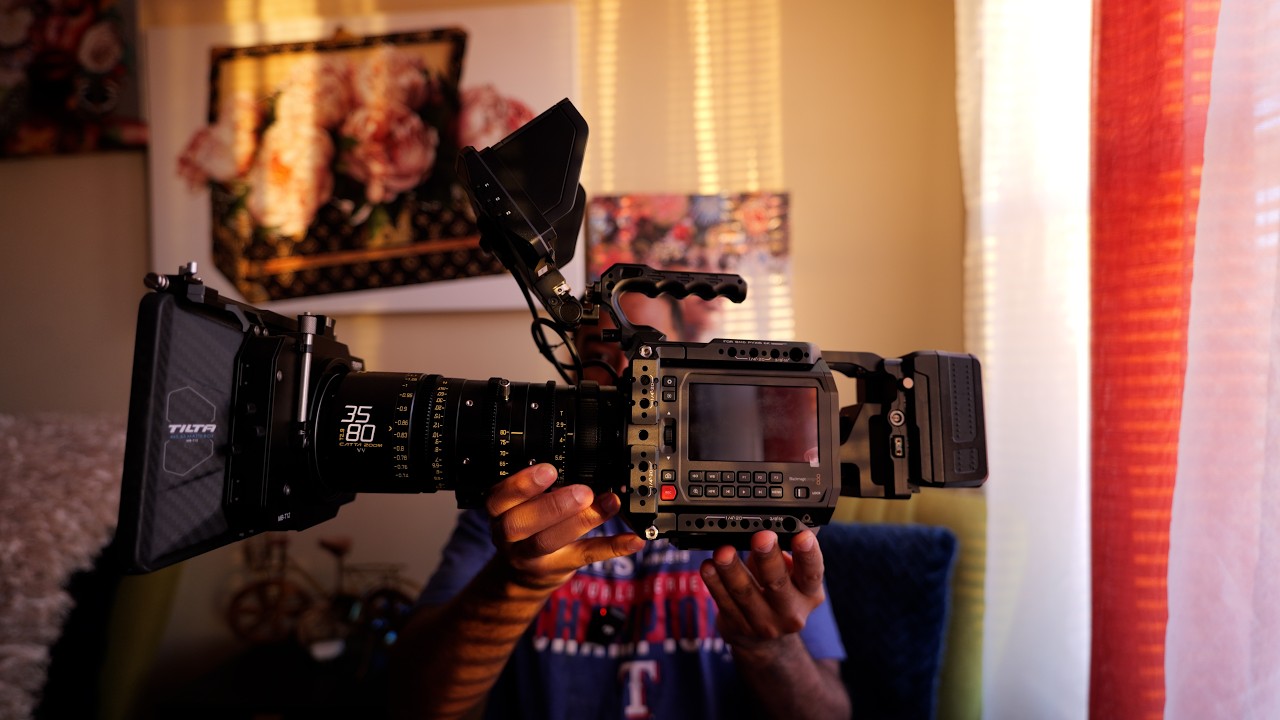 My Black Magic Pyxis 6k Rig + Camera Cage | Quick Overview With DZO 35 ...