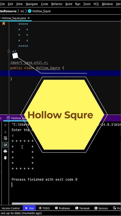 Hollow Square pattern #shorts #pattern #ourcodinghouse #java #viral ...