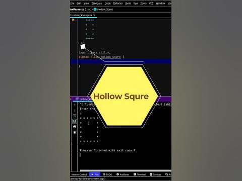 Hollow Square pattern #shorts #pattern #ourcodinghouse #java #viral - YouTube