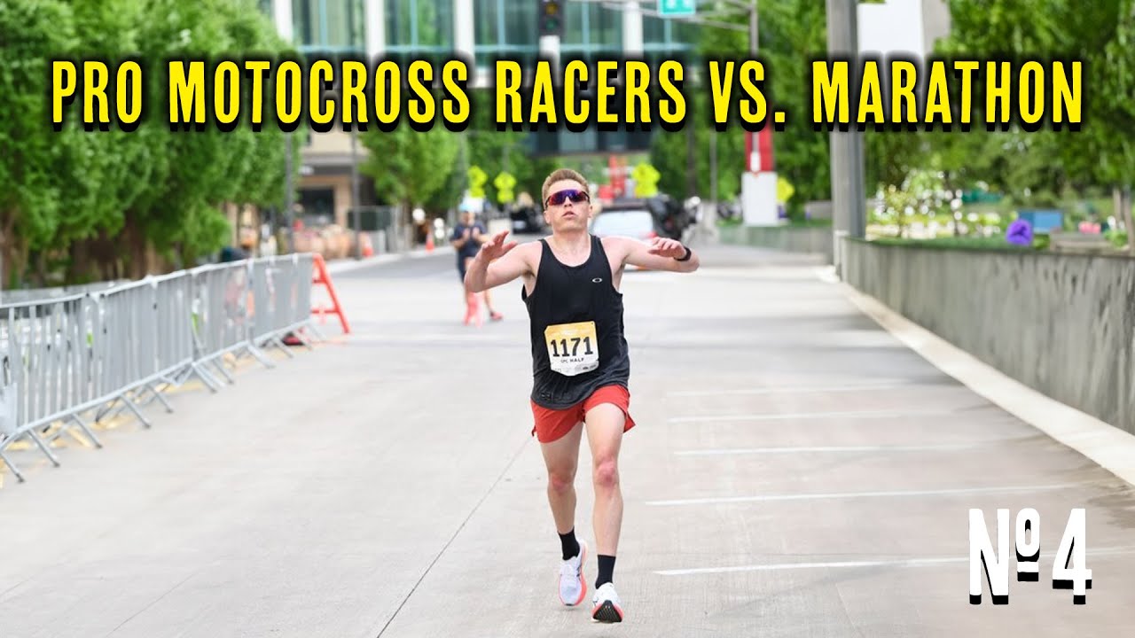 Pro Motocross Racers Attempt Full and Half Marathons - YouTube