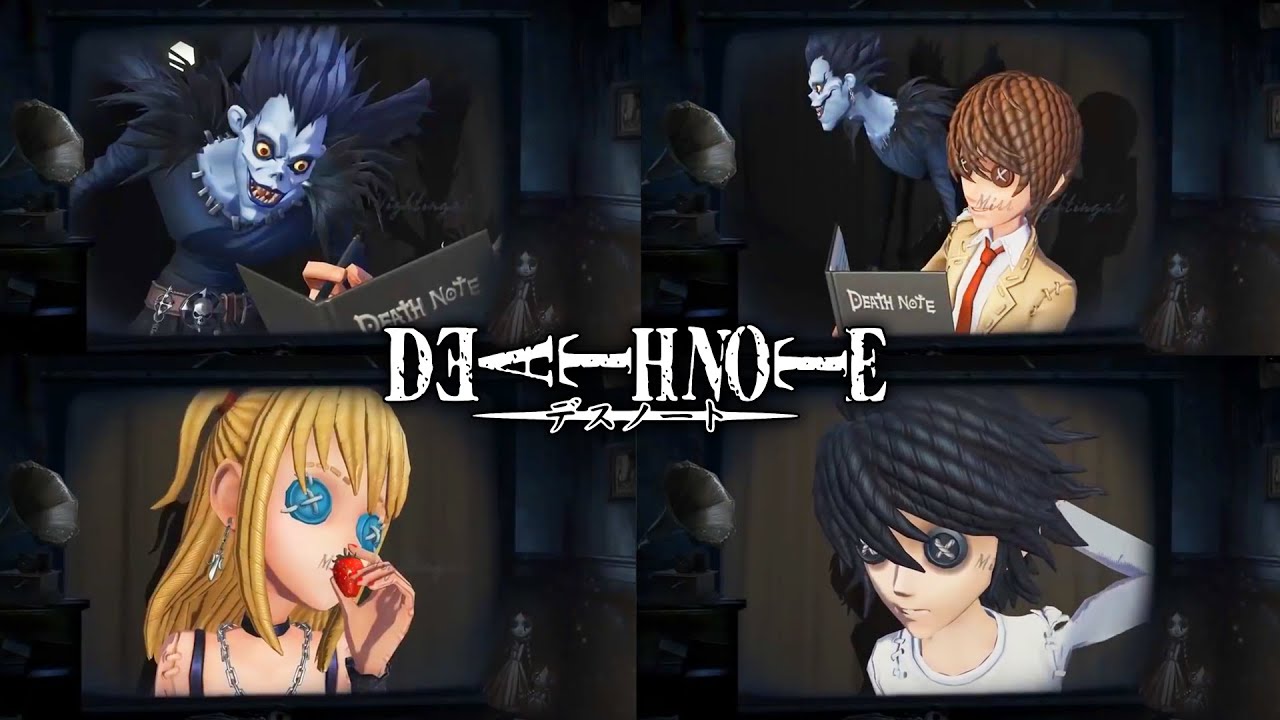All Death Note Skins Showcase (Identity V) - YouTube