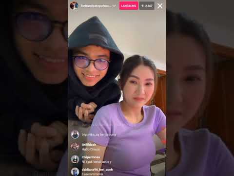BETRAND LIVE INSTAGRAM BARENG BUNDA SARWENDAH