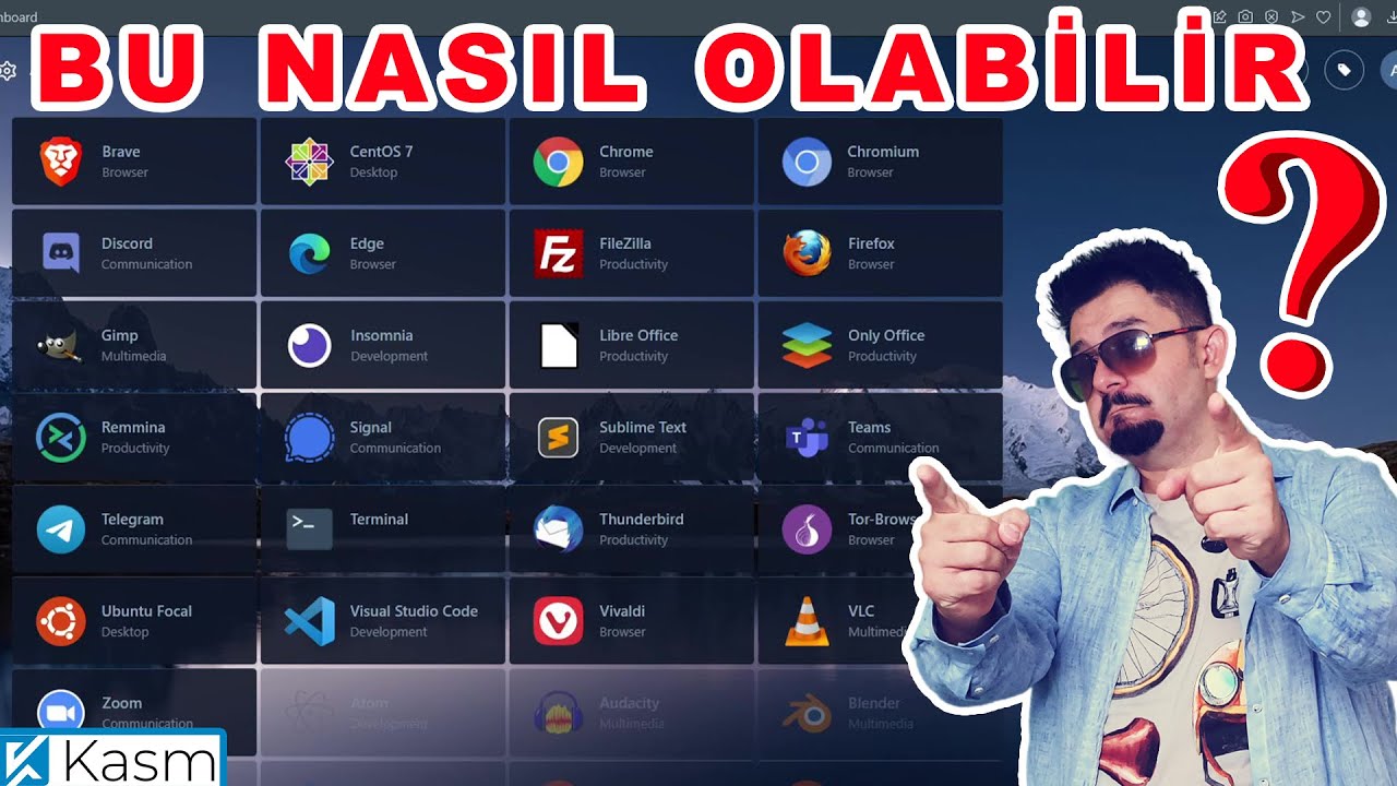 Tarayıcı üzerinden çalışan bilgisayarlar, uygulamalar, programlar ...