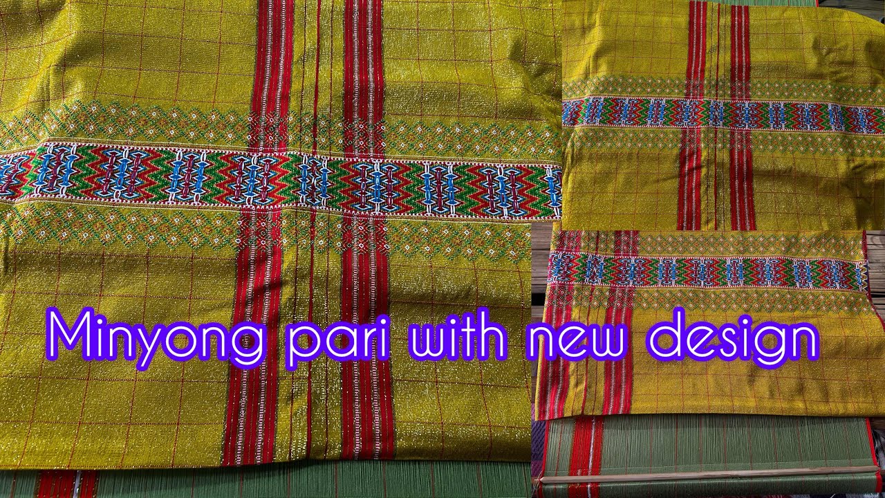 Minyong pari with new design Gale | gale Panam Tutorial | Traditional ...