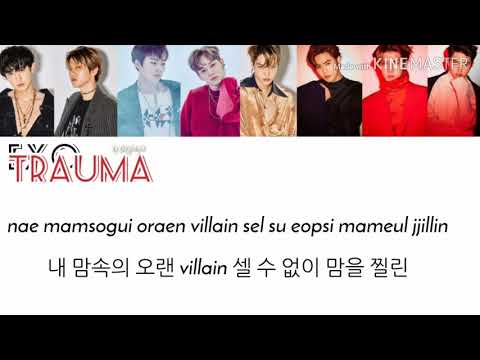 EXO 엑소 TRAUMA lyrics (easy lyrics)